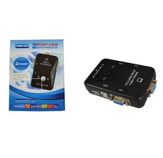 Server Switch 2p Usb Vga Kvm21ua Hub0019