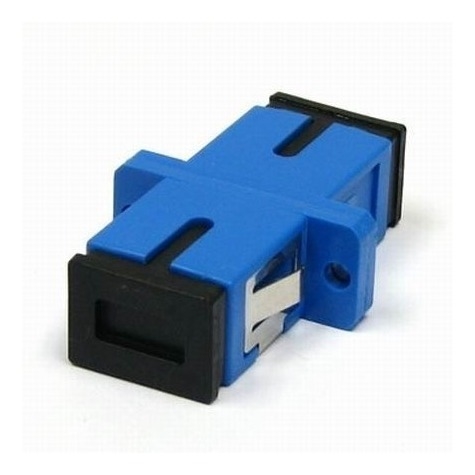 Adaptador Sc/upc-sc/upc C/flange Sm Simplex Azul