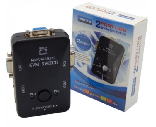 Server Switch 2p Usb Vga Kvm21ua Xt-2087